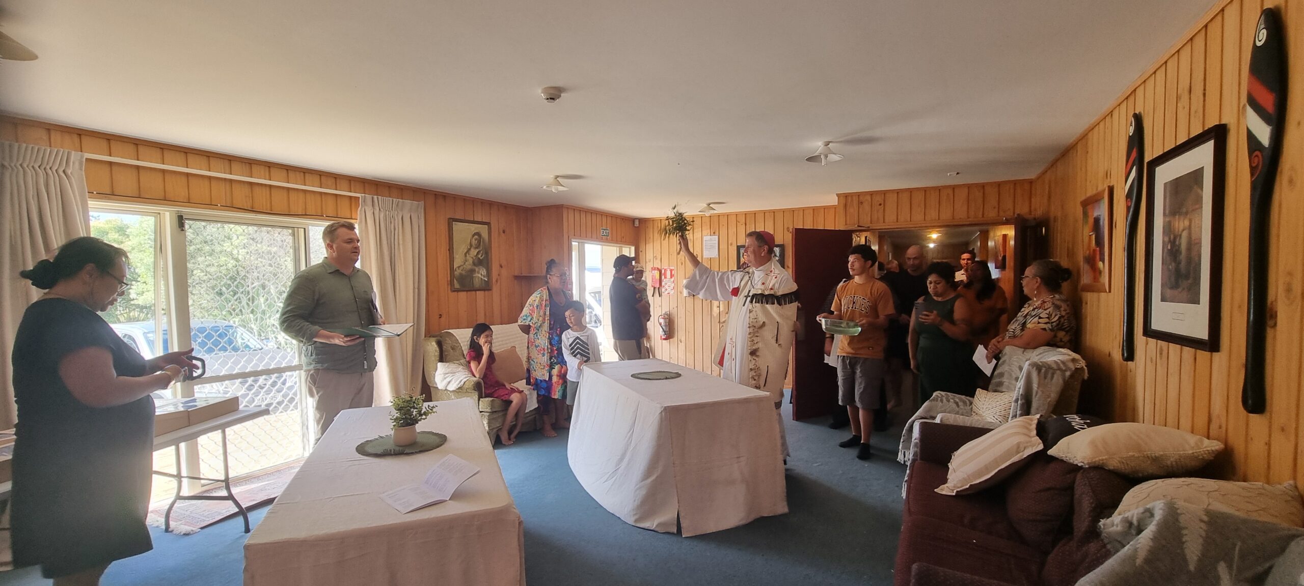 Blessing of Te Whare Manaaki ō Pihopa Kereti - Hāto Petera
